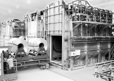 Aluminium Heat treatment coil annealing furnace Vortex for aerospace ...